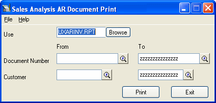 AR Document Print