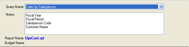 Select an Existing Query