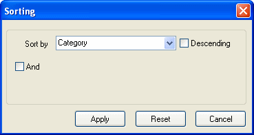Sorting a History Query